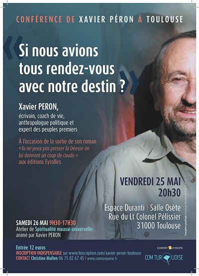 Xavier Péron, spécialiste de la spiritualité maasaï, en conférence à ...