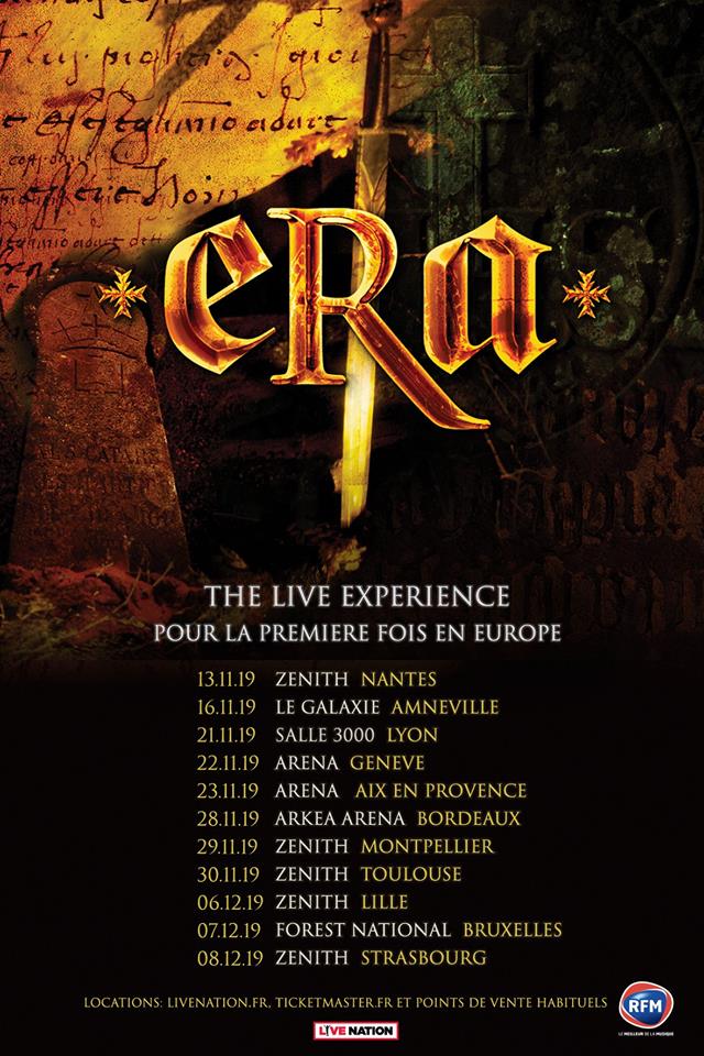 ERA "THE LIVE EXPERIENCE" - Musique - Ramdam Magazine
