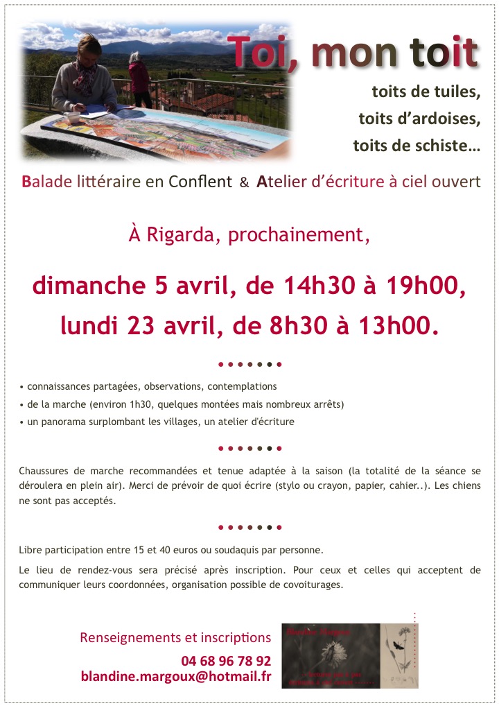 Toi, mon toit • Balade littéraire & Atelier d'écriture - Divers ...