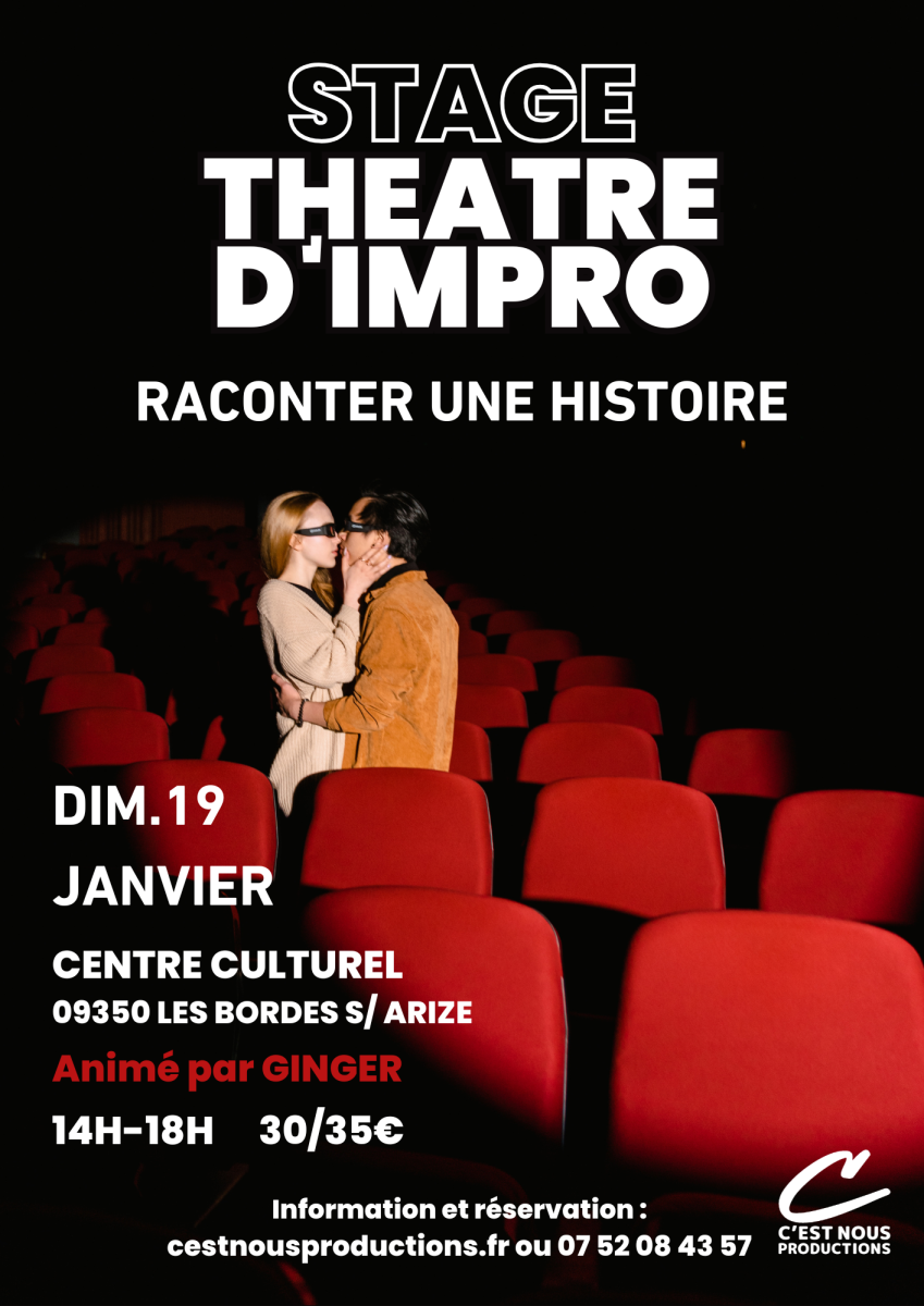Stage d'Impro - Raconter une histoire - Théâtre - Ramdam Magazine