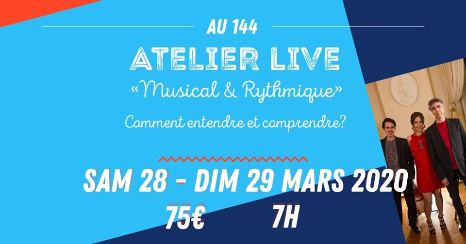 Inédit Atelier Musical et Rythmique en Live - Danse - Ramdam Magazine